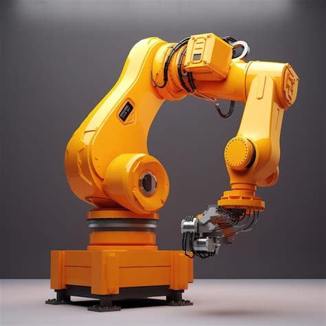 Premium Ai Image Automated Robot Arm Assembly Line