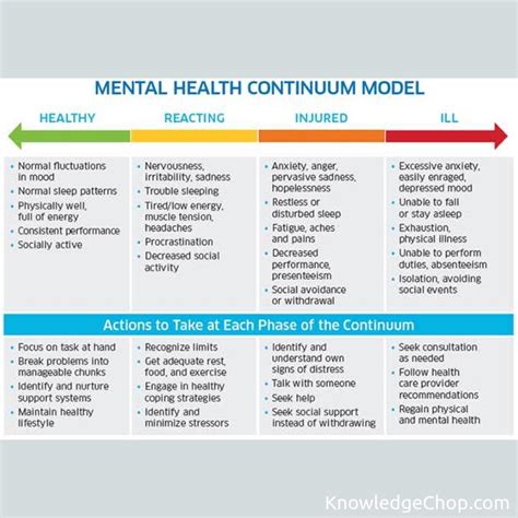 Mental Health Continuum Model 🥷 Knowledge Ninja