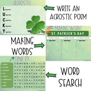 DIGITAL ST PATRICK S DAY ACTIVITIES IN GOOGLE SLIDES By The Techie Teacher