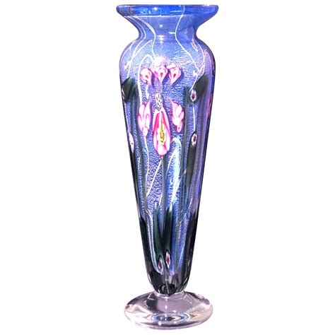 Vandermark Art Glass Vase Signed By Vandermark Doug Merritt And Stephen Smarr At 1stdibs