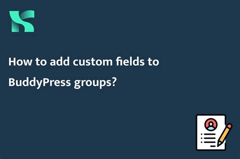 How To Add Custom Fields To Buddypress Groups Artemy Kaydash