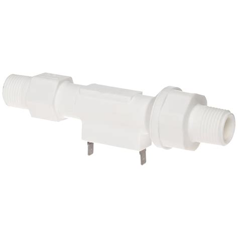 Buy Gems Sensors FS Series Polypropylene Flow Switch With Low Pressure Drop Inline Piston