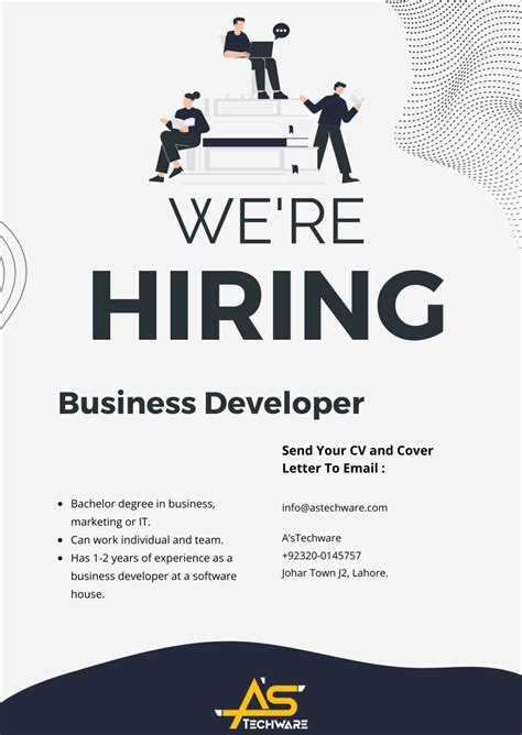 Astechware On Linkedin Jobopening Businessdevelopment Astechware