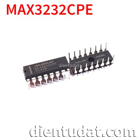 Max3232cpe Pindip Điện Tử Dat