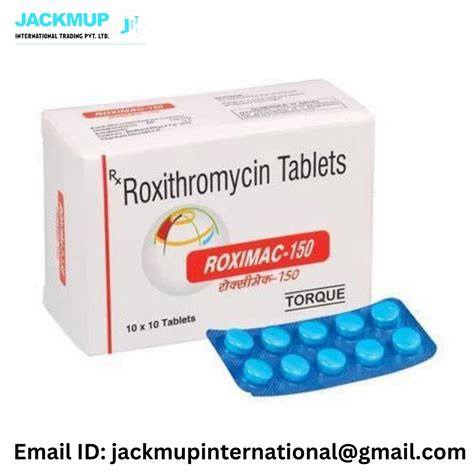Roxithromycin Tablets 150 Mg Roximac At Rs 143box Anti Viral