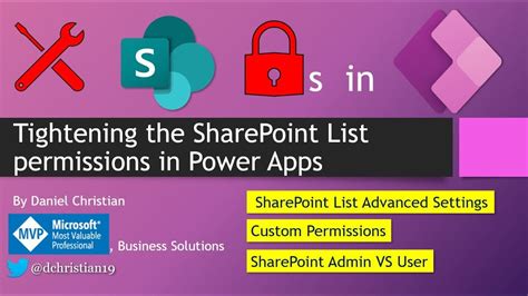 tightening the sharepoint list permissions for power apps youtube
