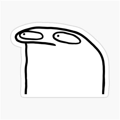 Shocked Flork Sticker For Sale By Greyghostsco Redbubble