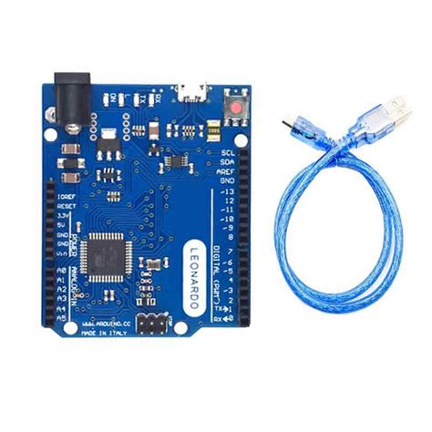 Макетная плата Leonardo R3 с Usb кабелем Atmega32u4 для Arduino купить с доставкой по выгодным