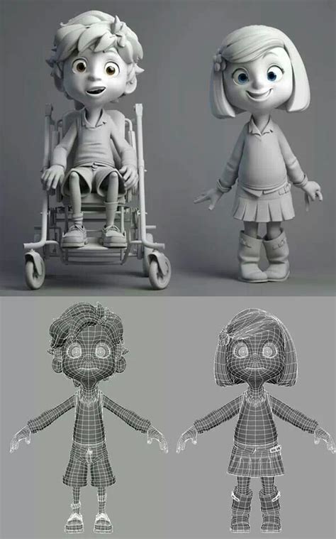 Topology Character Design 3d Character Animation