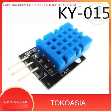 Jual Ky 015 Single Bus Dht11 Digital Temperature And Humidity Sensor For Arduino Raspberry Dht11