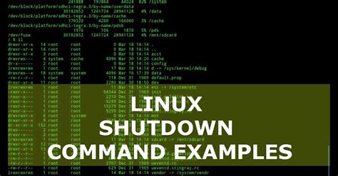 Shutdown Command In Linux With Examples Lpi Central
