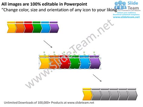 Process Flow Chart 6 Stages Powerpoint Templates 0712 PDF