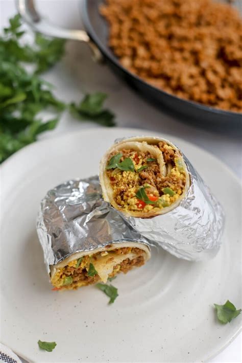 Vegan Freezer Breakfast Burritos Glow Diaries