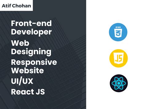 Front End Developer Responsive Websites Development Upwork