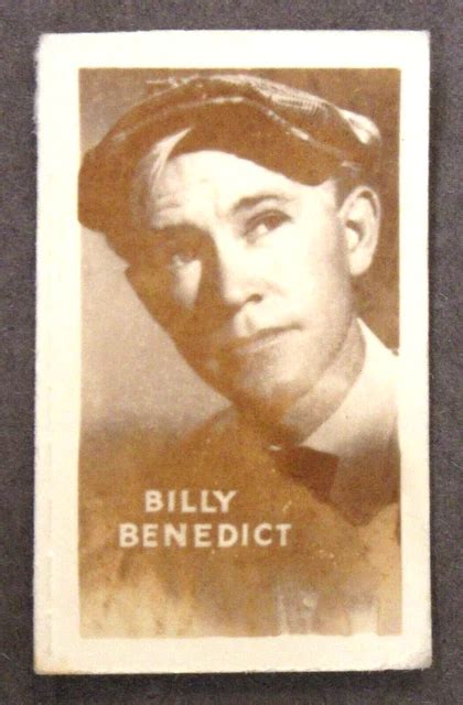 1948 Attore Billy Benedict Topps Magic Photo Carta Da Scambio Eur 34 86