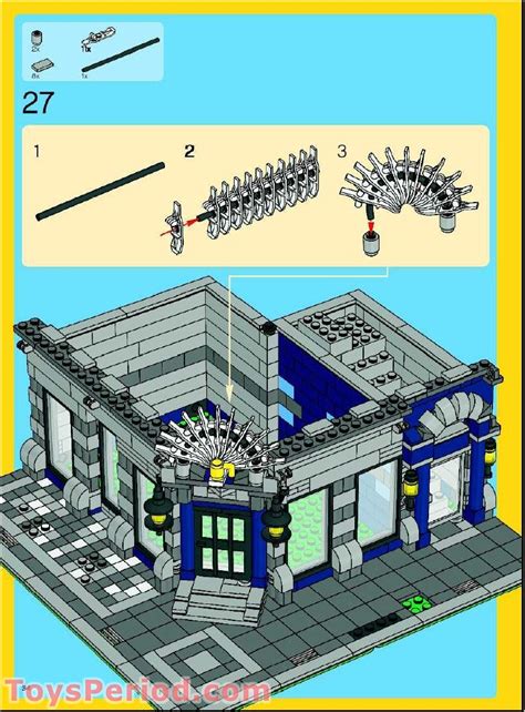 Lego 10182 Cafe Corner Café Corner Instructions And Parts List