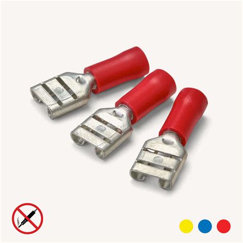 Heat Shrink Half Insulated Push On Terminals Everlast Electrics