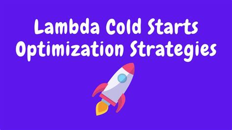 orleando dassi on linkedin lambda cold starts optimization strategies