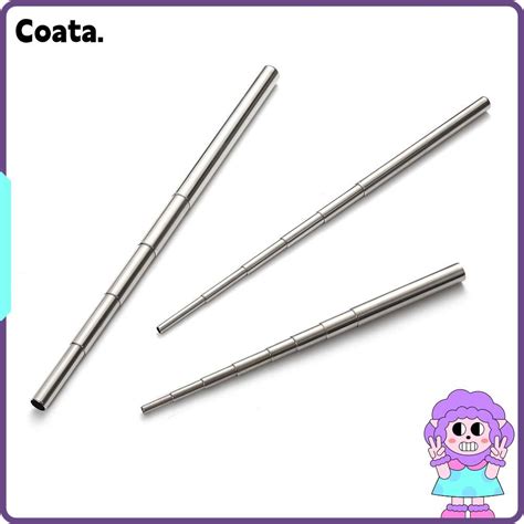 Coata Fire Blow Out Stick Mini Stainless Steel Fire Bellowing Tool
