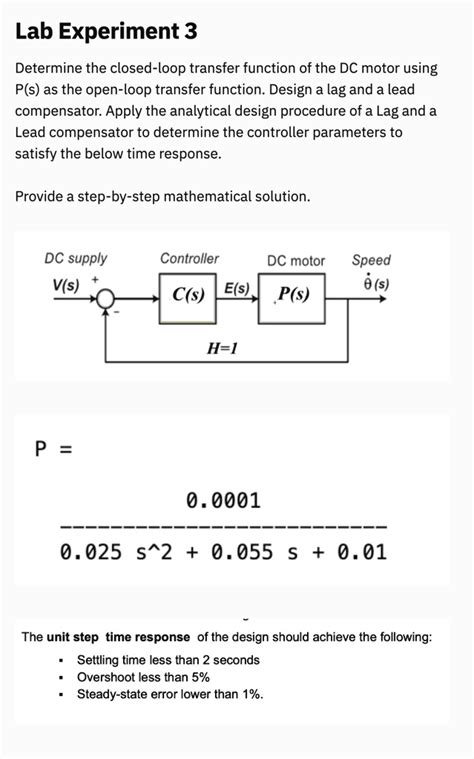 Control Engineering Determine The Closed Loop Transfer Function Of The