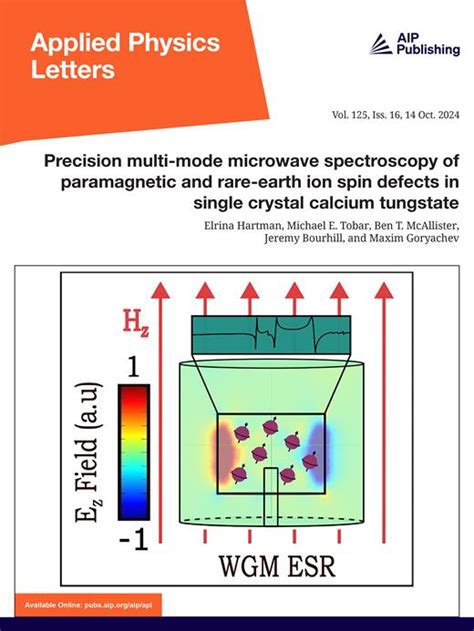 Volume 125 Issue 16 Applied Physics Letters Aip Publishing