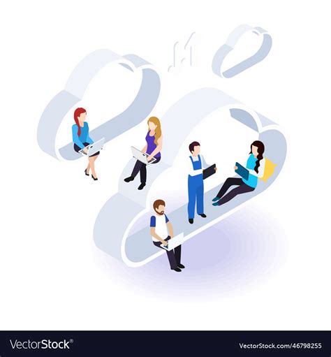 Data Storage Concept Royalty Free Vector Image