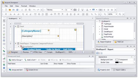 Invoking A Default End User Report Designer Form Net Reporting Tools