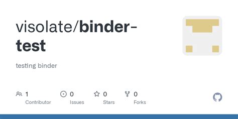 Github Visolatebinder Test Testing Binder Github Visolatebinder Test Testing Binder