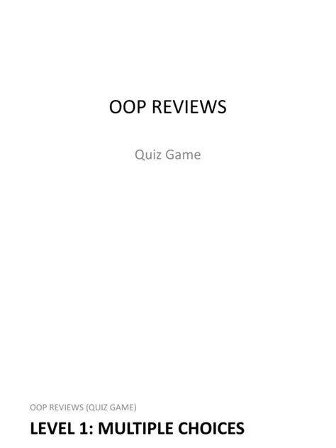 Basic Oop In C Review Questions Pdf Data Type C Sharp