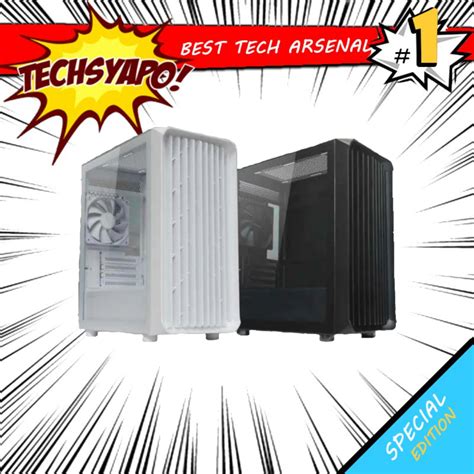 Tecware Flow M Tg Matx Case With 4x120mm Fan Shopee Philippines