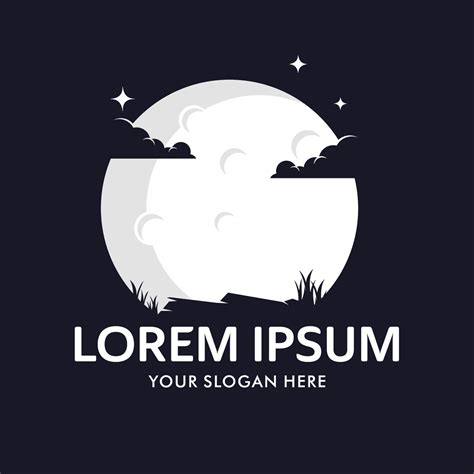 Moon Logo Design Template 17788235 Vector Art At Vecteezy