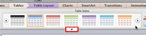 Table Styles In Powerpoint 2011 For Mac