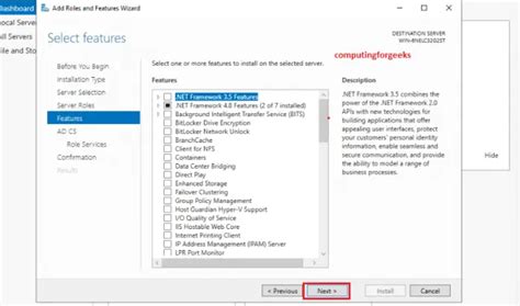 Install Active Directory Domain Services In Windows Server 2022 Computingforgeeks