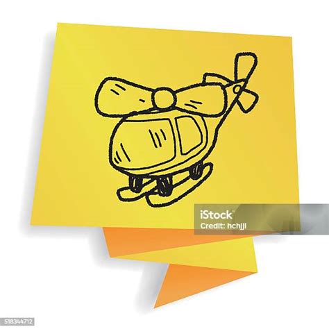 헬리콥터 낙서 교통에 대한 스톡 벡터 아트 및 기타 이미지 교통 그리기 기업 재무와 산업 Istock