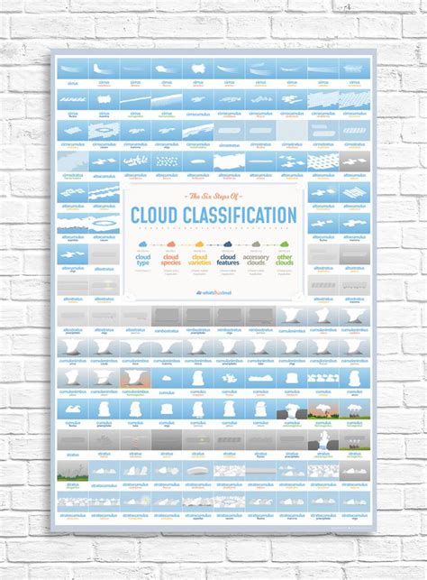 Cloud Classification Poster 24x36 Whatsthiscloud