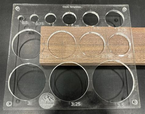Router Circle Cutting Template Etsy