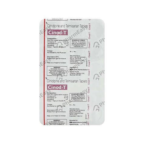 Buy Cinod T 1040mg Tablet 15s Online At Flat 18 Off Pharmeasy