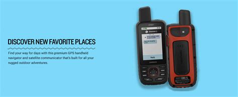 Garmin GPSMAP I Rugged GPS Handheld With InReach Satellite Technology Two Way Messaging