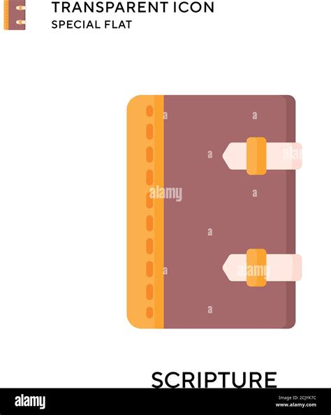 Scripture Vector Icon Flat Style Illustration Eps 10 Vector Stock