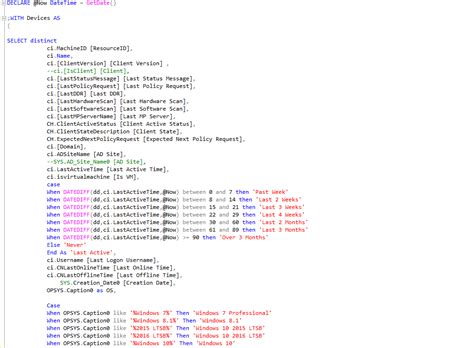 Configmgr Sql Queries Devices Query The Devops Hub