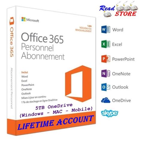 Microsoft Office 365 Pro Plus 2019 Account Lifetime 5 Devices 5tb Cloud
