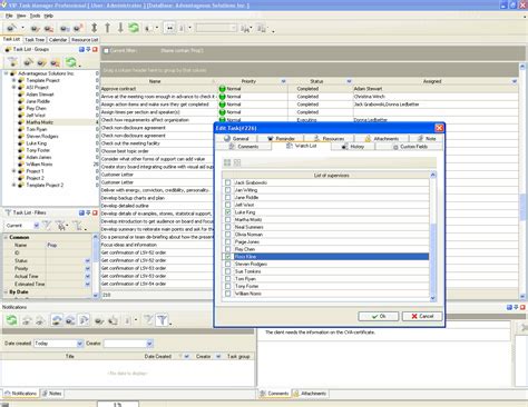 Vip Task Manager Professional Edition Features