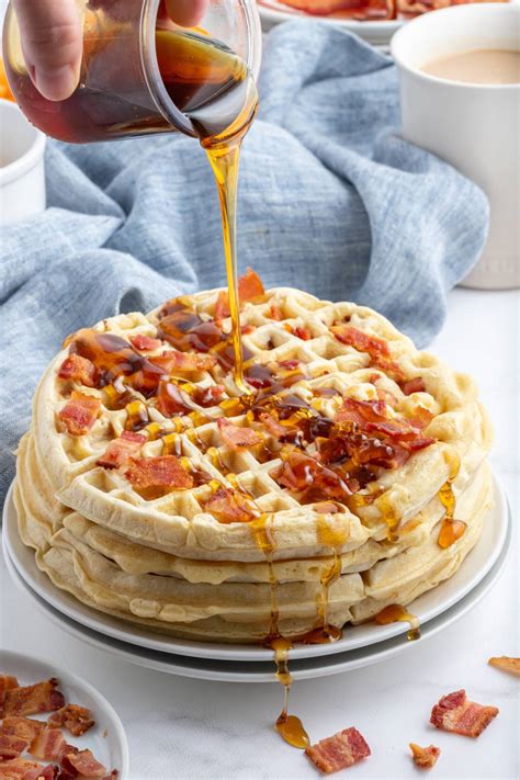 Maple Bacon Waffles Recipe Girl