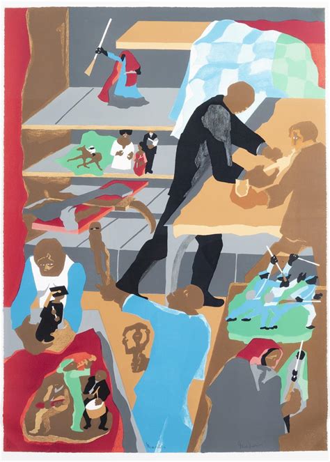 Lot Jacob Armstead Lawrence American 1917 2000 Memorabilia Color