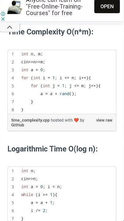 Time Complexity Of Programs🤯🤯 Calculate Find Timecomplexity Program