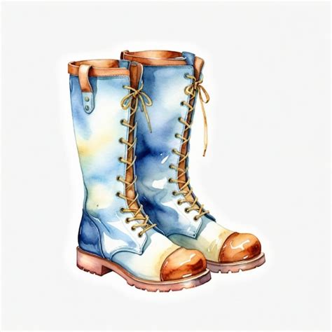 Premium Vector A Drawing Of A Pair Of Boots With The Word Quot Boots Quot