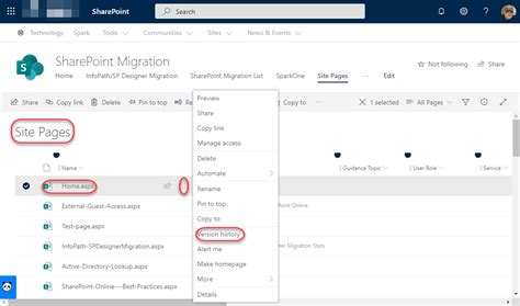 Versioning In Sharepoint