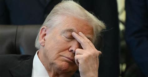 Donald Trump Falls Asleep At Worst Time In Chaotic Press Conference