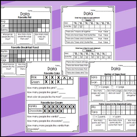 Data Worksheets Organizing Representing And Interpretating Data Made By Teachers