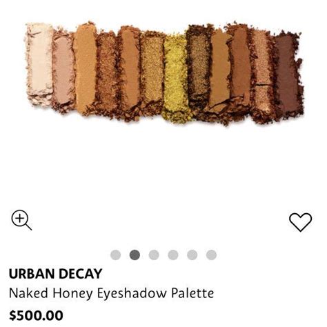 全新現貨Urban Decay Naked Honey Eyeshadow Palette 美容個人護理 健康及美容 皮膚護理